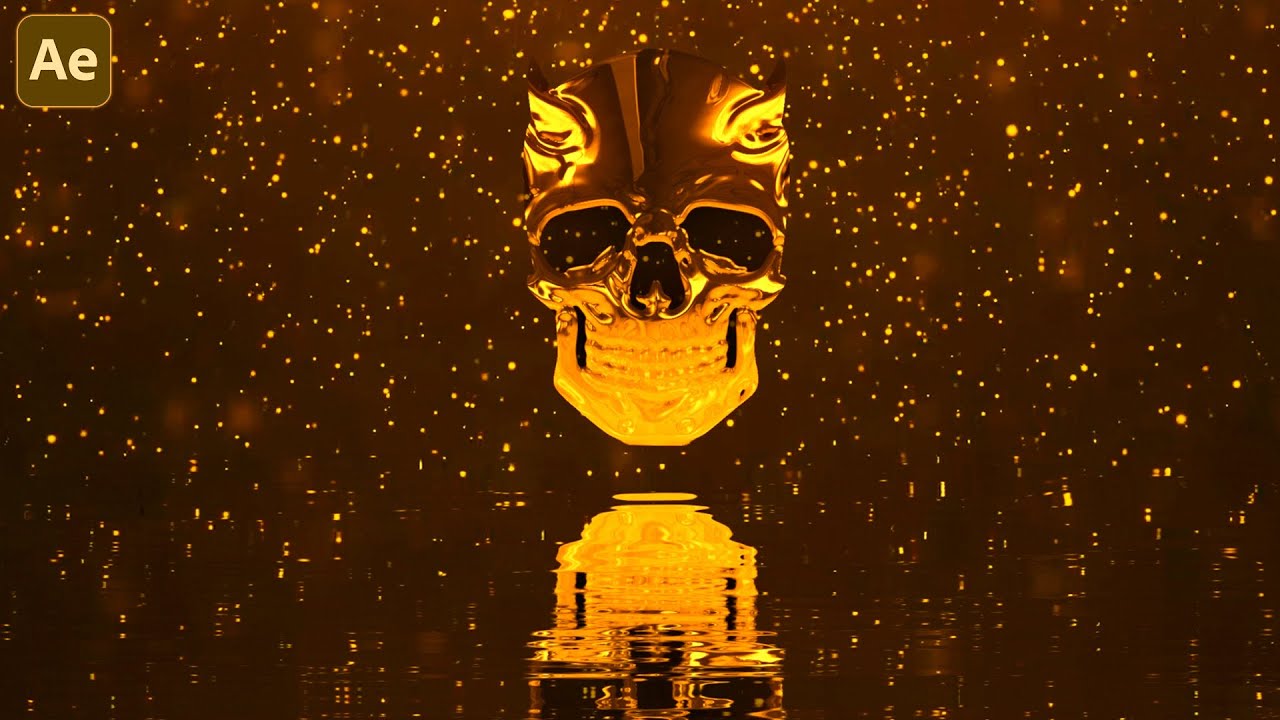 Cinematic Gold Logo Particles Animation After Effects | After Effects ...