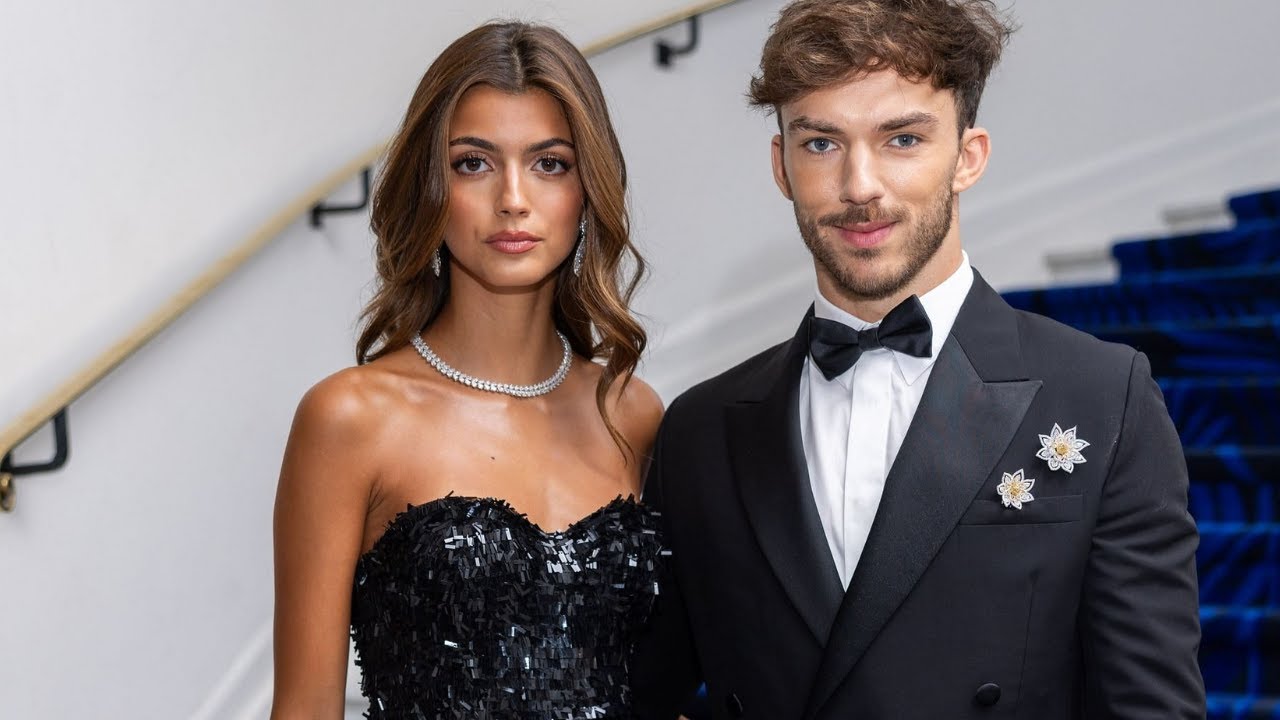Pierre Gasly's girlfriend flaunts ripped physique in gym selfie - YouTube