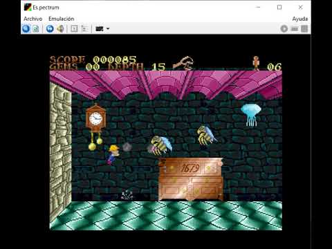 Underwurlde 256 Colors - ZX Spectrum Sinclair - Espectrum emulator ...