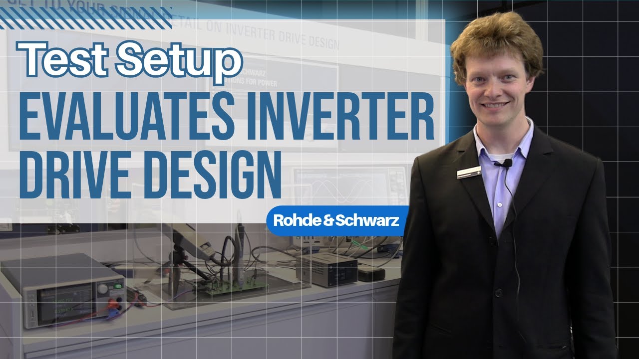 Test Setup Evaluates Inverter Drive Designs - YouTube
