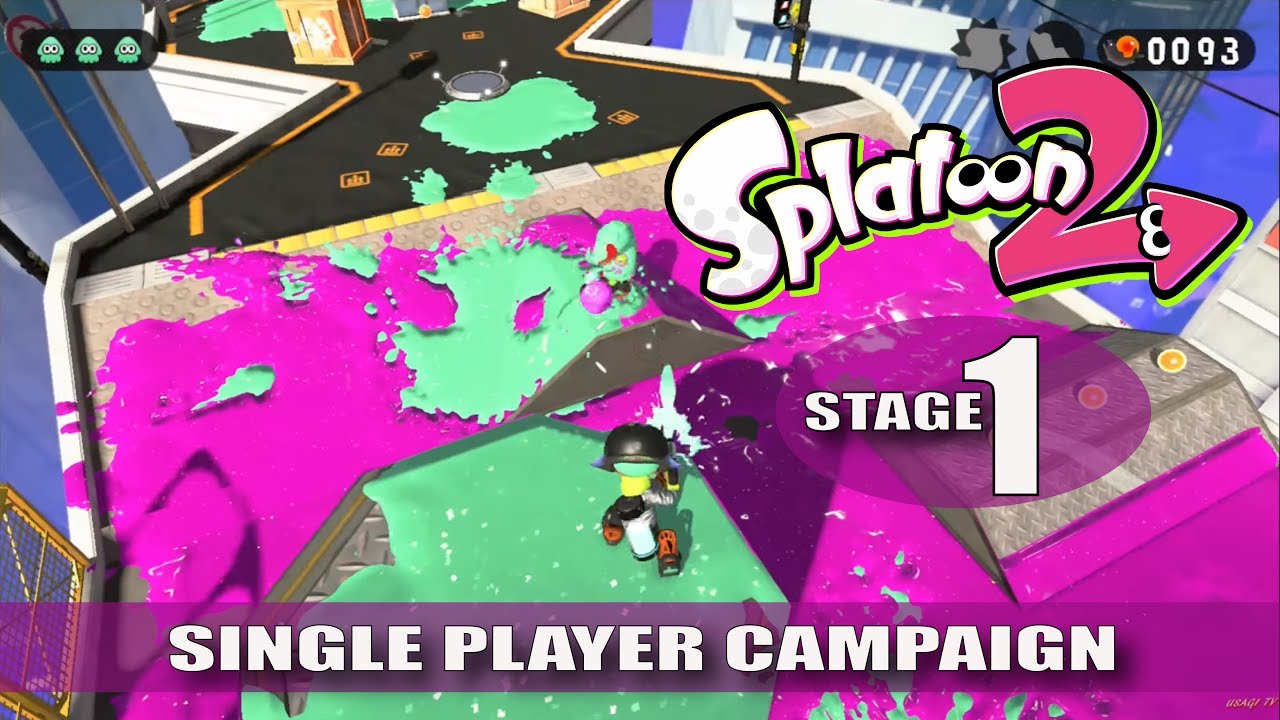Splatoon 2 - Single Player Campaign: Stage 1 - YouTube