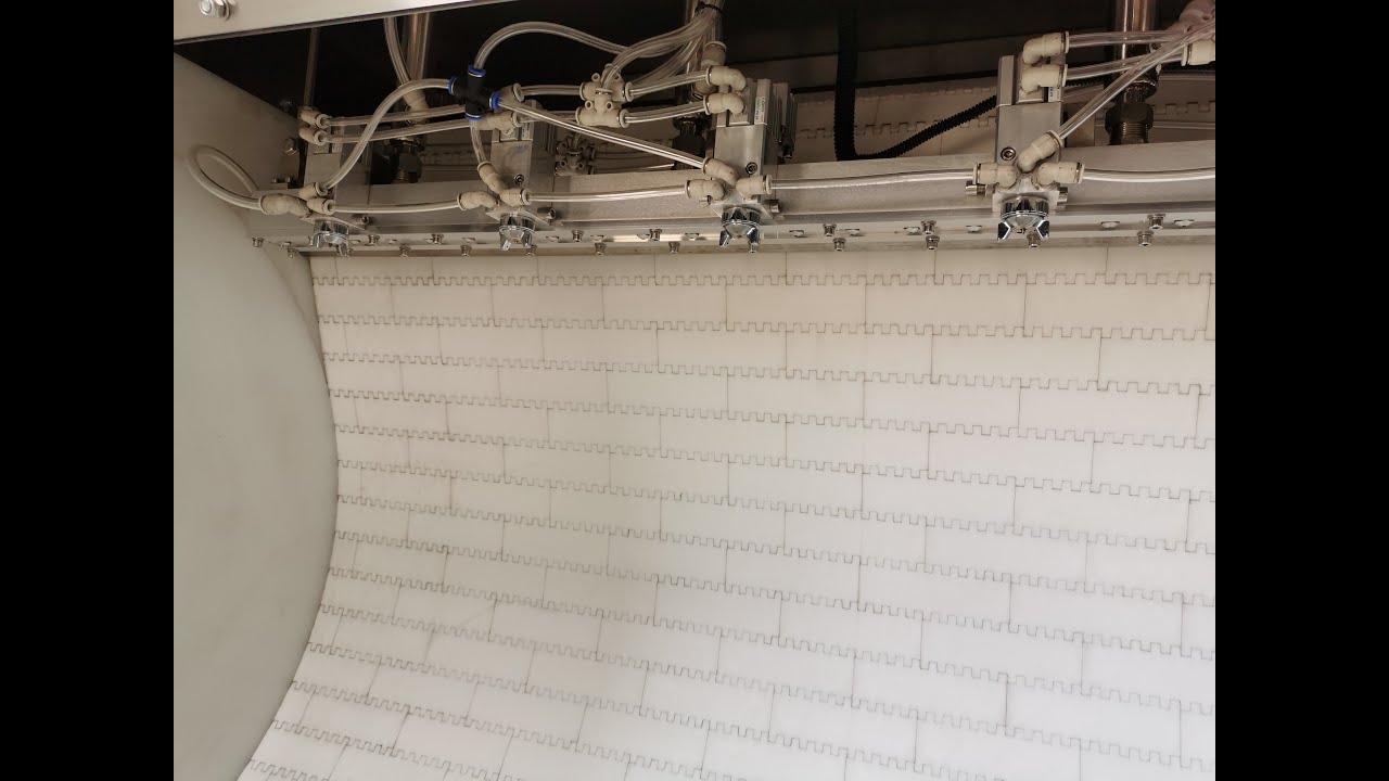 Chocolate Belt Coating Machine - YouTube