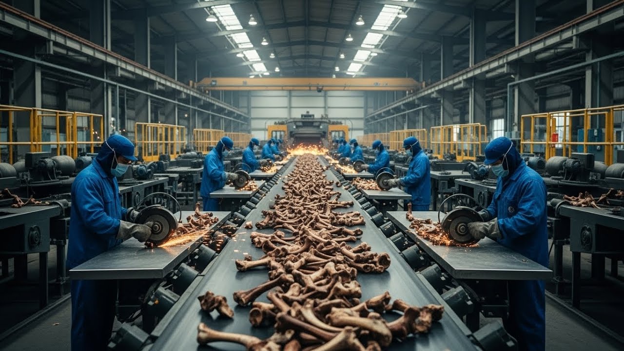 Inside the Bone Char Plant — From Bones to Oil Refinement (Full Process ...