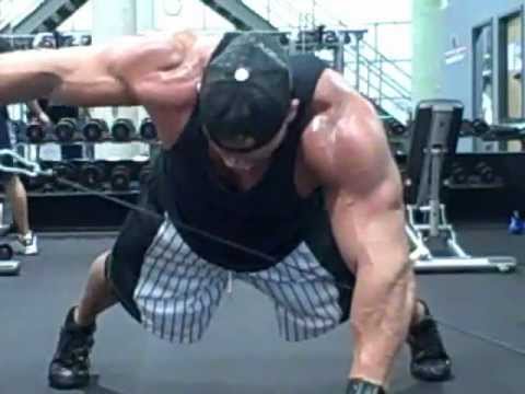 Super Heavyweight Bodybuilder Ryan Watson Training Arms - YouTube
