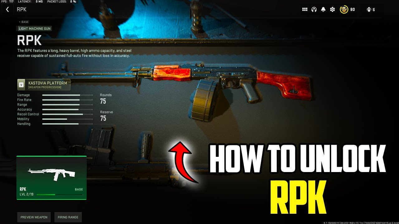 How to unlock RPK on MW2 and WARZONE (MW2 RPK) *Updated* - YouTube