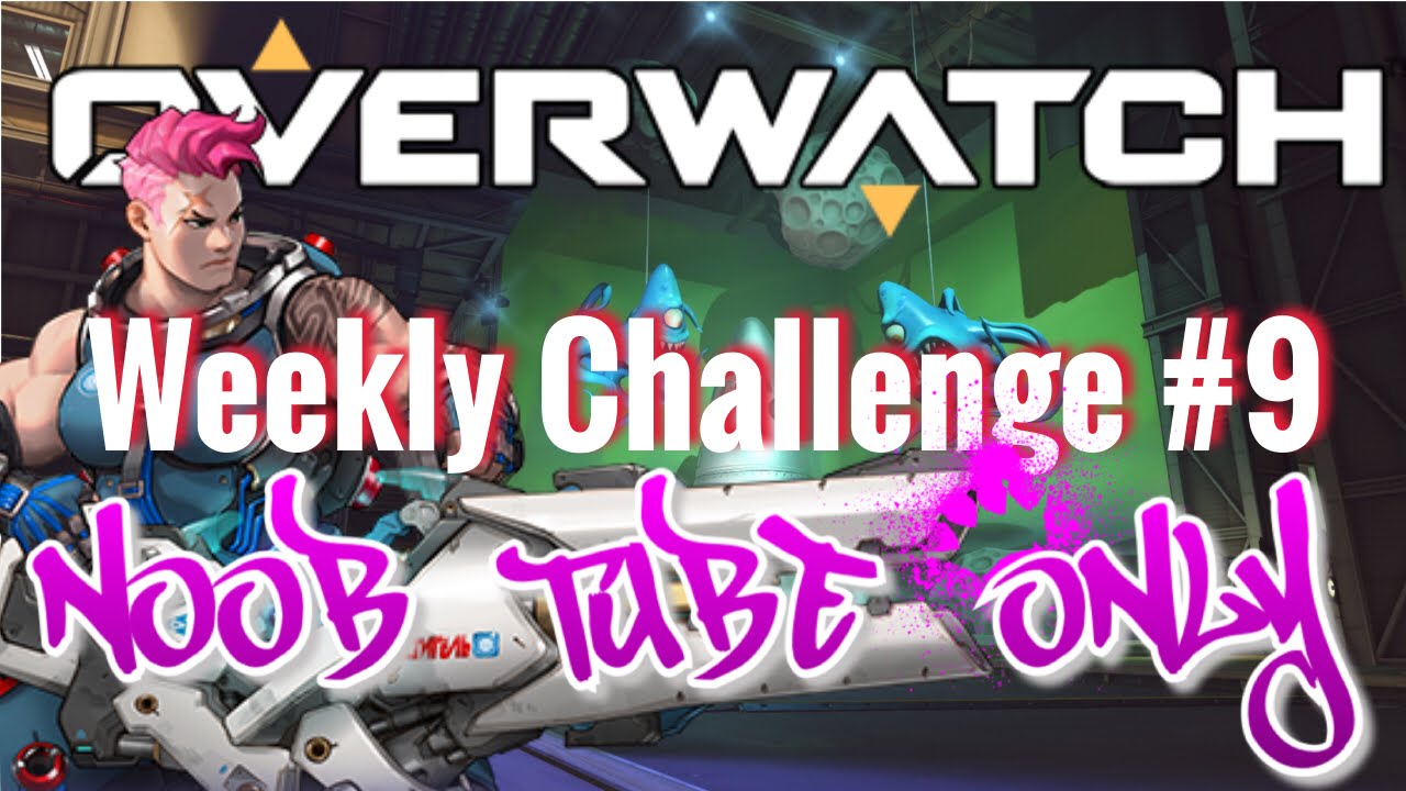 Overwatch Weekly Challenge #9 - Zarya Gameplay - NOOB TUBE ONLY ...