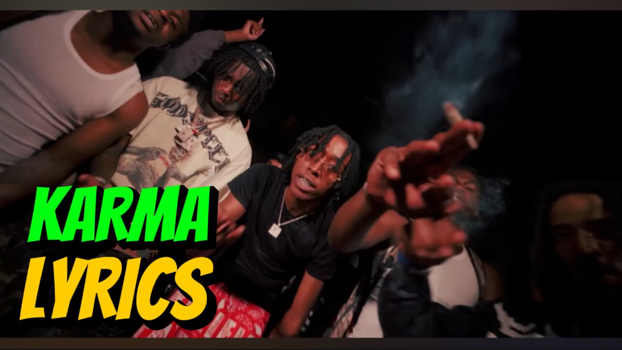 Dee Billz x Kyle Richh - Karma ft. G5AZO (LYRICS VIDEO) - YouTube