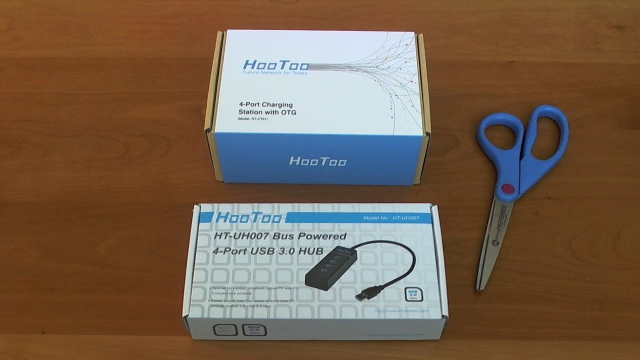 HooToo USB 4-Port HUB + 4-Port Charging Station w/ OTG Unbox/Review ...