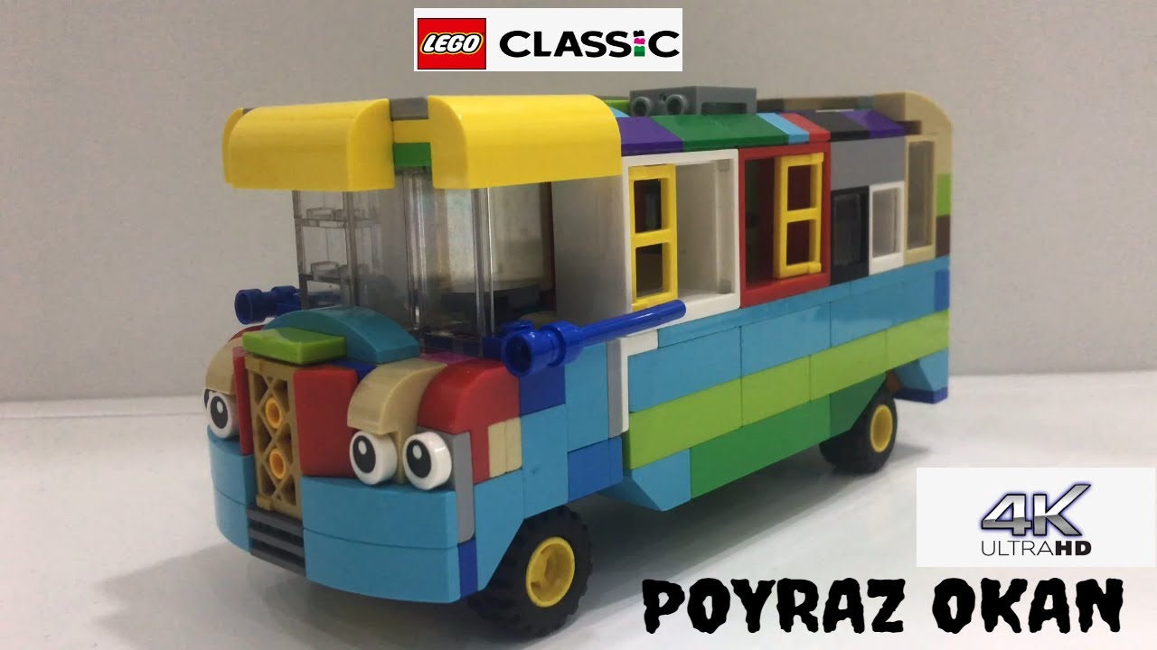 10698 Serisi LEGO Classic Oyuncakları ile Gezi Otobüsü Nasıl Yapılır ...