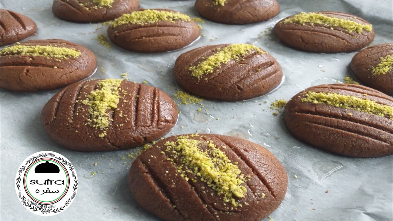 Chocolate Turkish Cookies,‌Chocolate Şekerpare/Chocolate Shakarpara ...