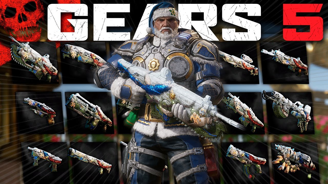 LA GRAN CARRERA | SKINS NAVIDEÑOS *MARCUS SANTA* | GEARS 5!! - YouTube