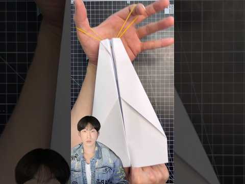 rubber band launcher plane paper