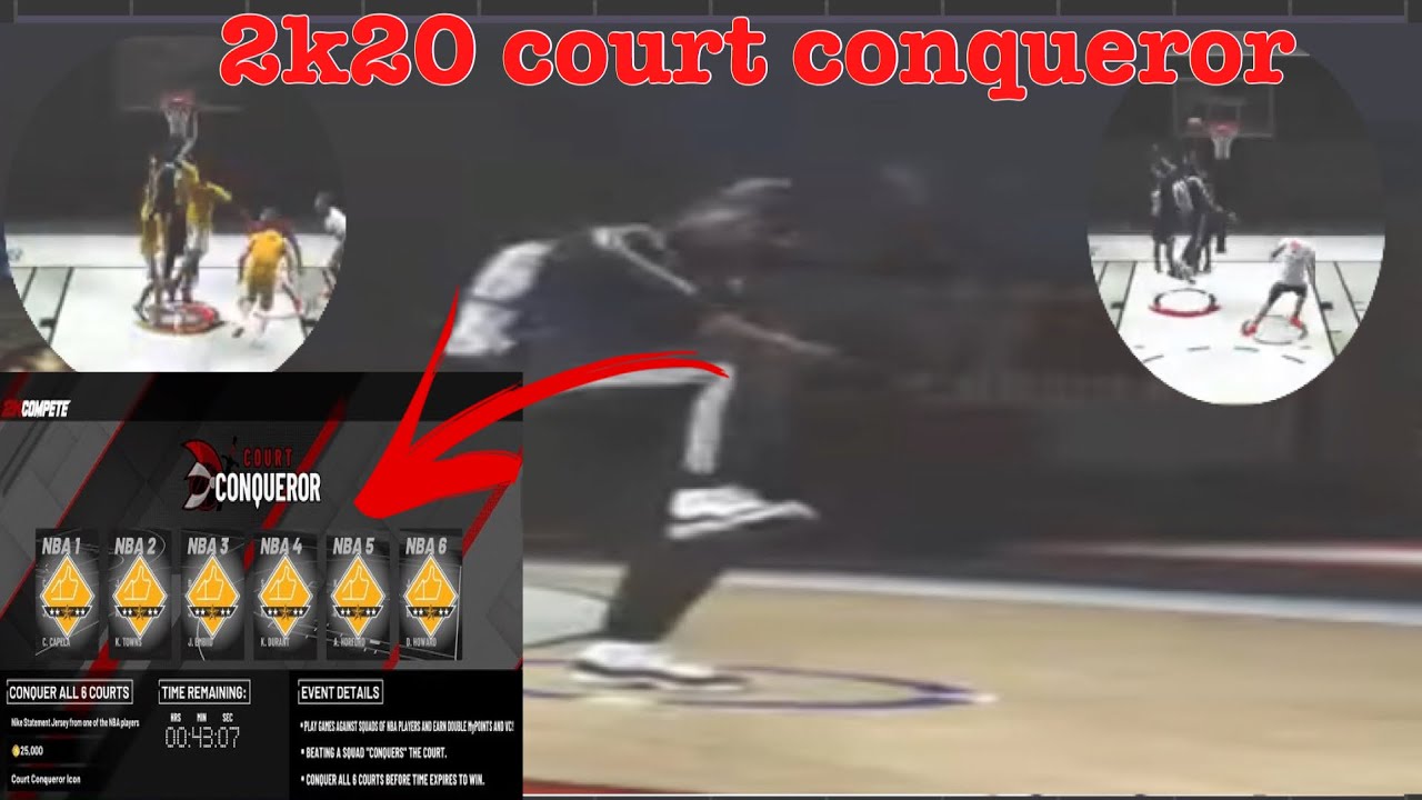 Playing Court Conqueror Nba 2k20 Come Slide!! - YouTube