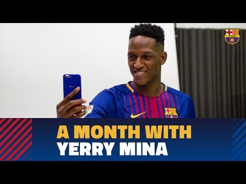 Yerry Mina's first 30 days at FC Barcelona