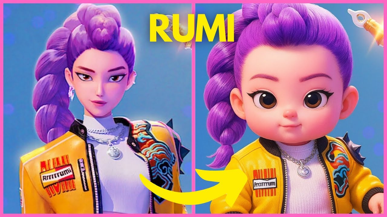 K-Pop Demon Hunters as Babies 👶🔥 | Cutest Transformation Ever! - YouTube