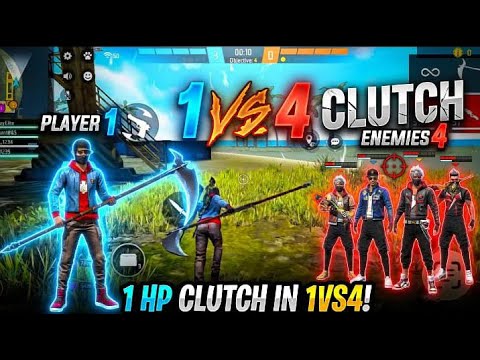 UNBELIEVABLE 1 vs4 CLUTCH 😱 🔥|free fire solo vs squad @Odyssey Elite