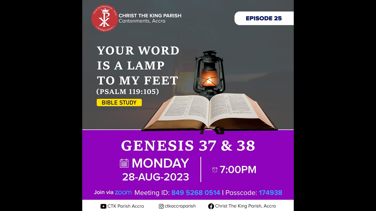 BIBLE STUDY (Ep 25) - GENESIS 37 & 38 - YouTube