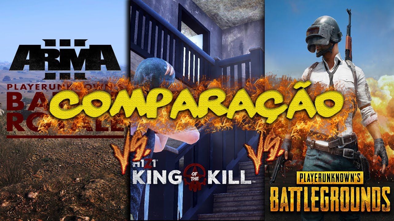 COMPARAÇÃO ARMA 3 PUBG MOD - H1Z1 - PUBG - YouTube