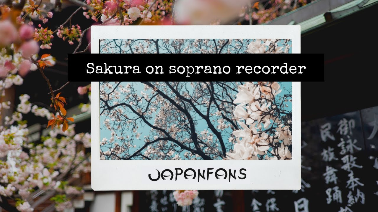Sakura for Soprano Recorder - tutorial - YouTube