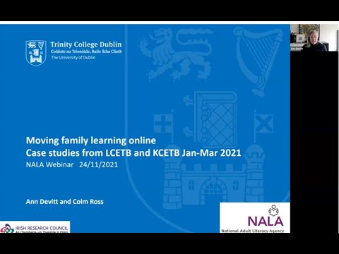 Family learning online: Lessons from 2021- How to move family learning ...