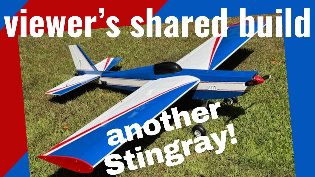 Viewer shares his RC Plane build! Balsa USA Stingray 120 - YouTube