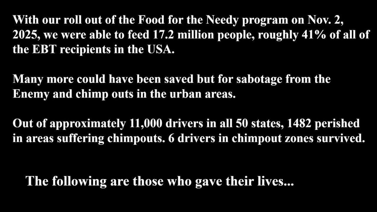 Chimp Out Tragedy Victims (Nov. 2, 2025) (LARPING VICTIM) - YouTube