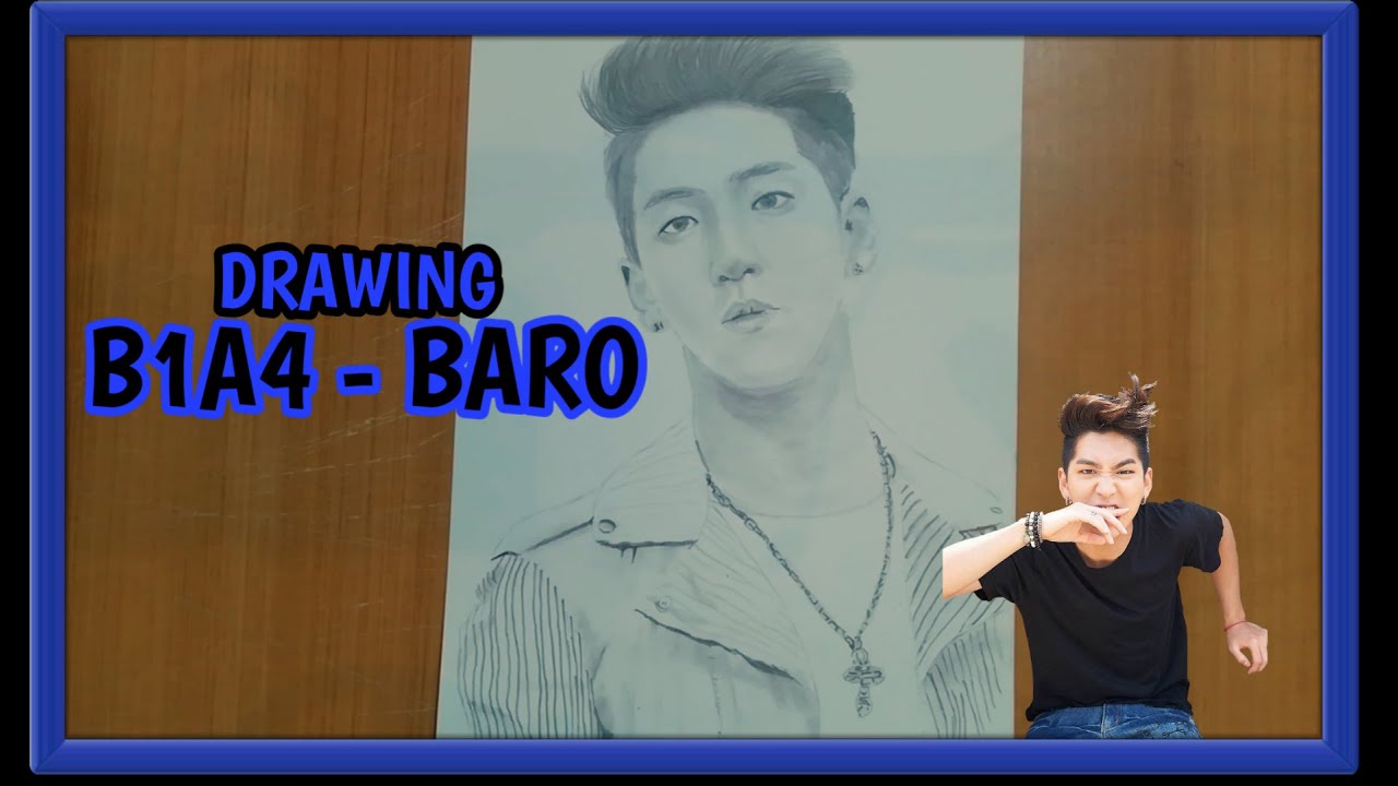 DIBUJO BARO DE B1A4 | HOW TO DRAW KPOP Tutorial de dibujo - YouTube