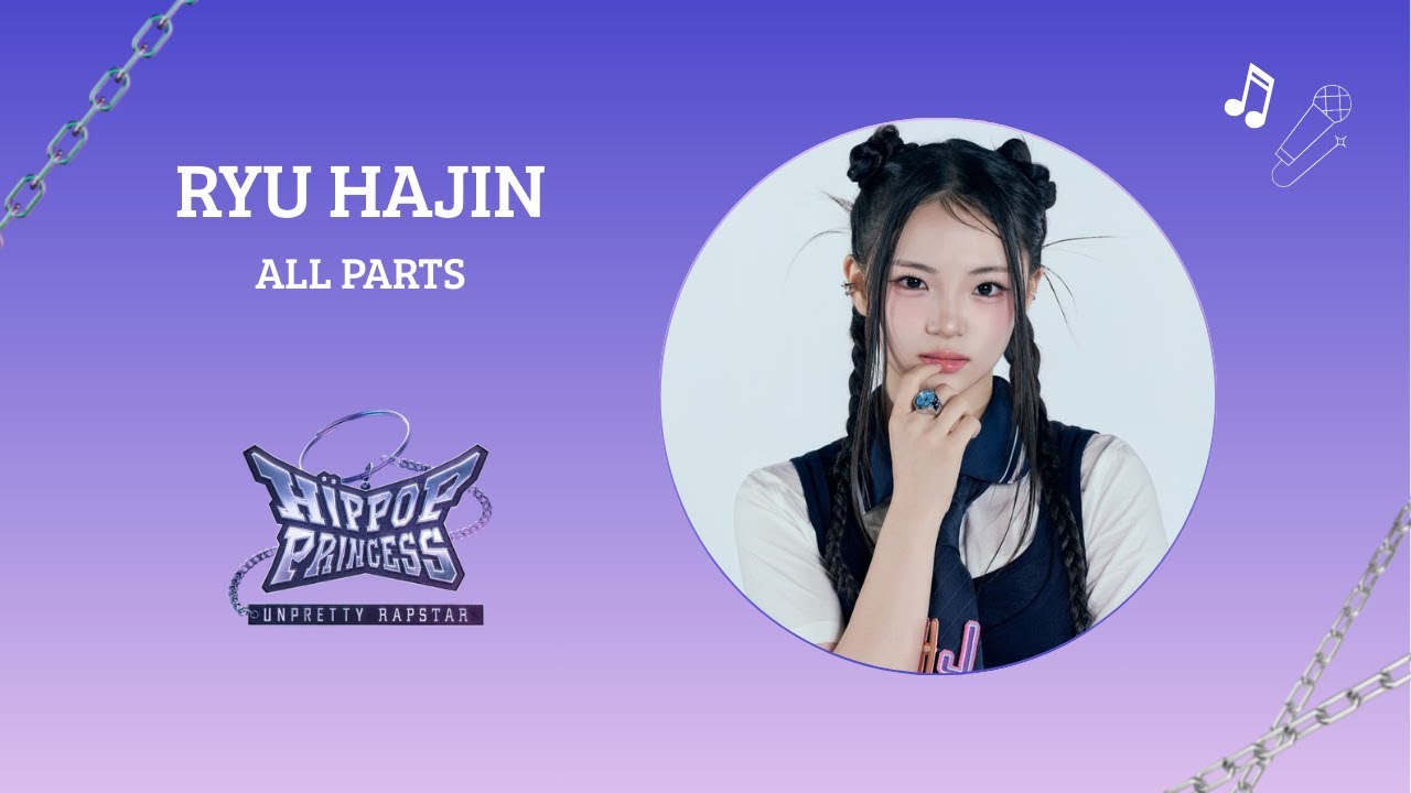 RYU HAJIN 류하진 リュ・ハジン (Hip Pop Princess) - All Parts - YouTube