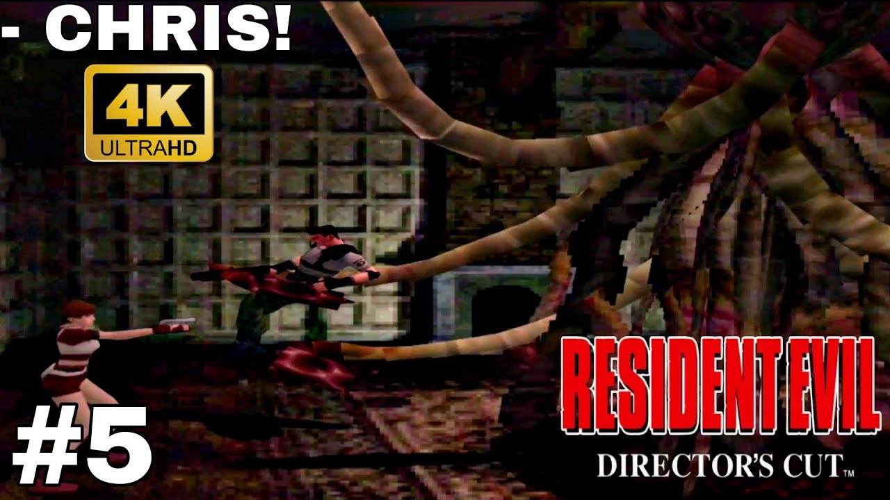 Resident Evil 1 Director's Cut (PS1) CHRIS #5: Rebecca SALVA Chris mais ...