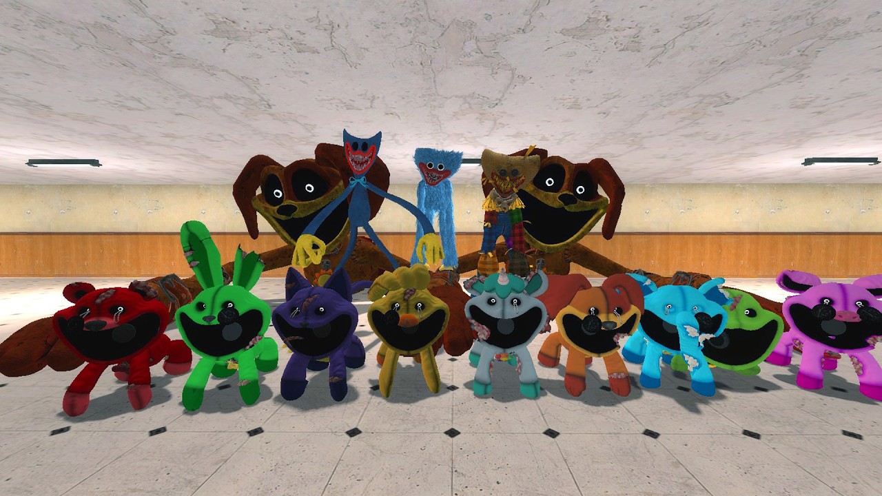 Surviving All Big Smiling Critters from Poppy Playtime | Garry's Mod ...