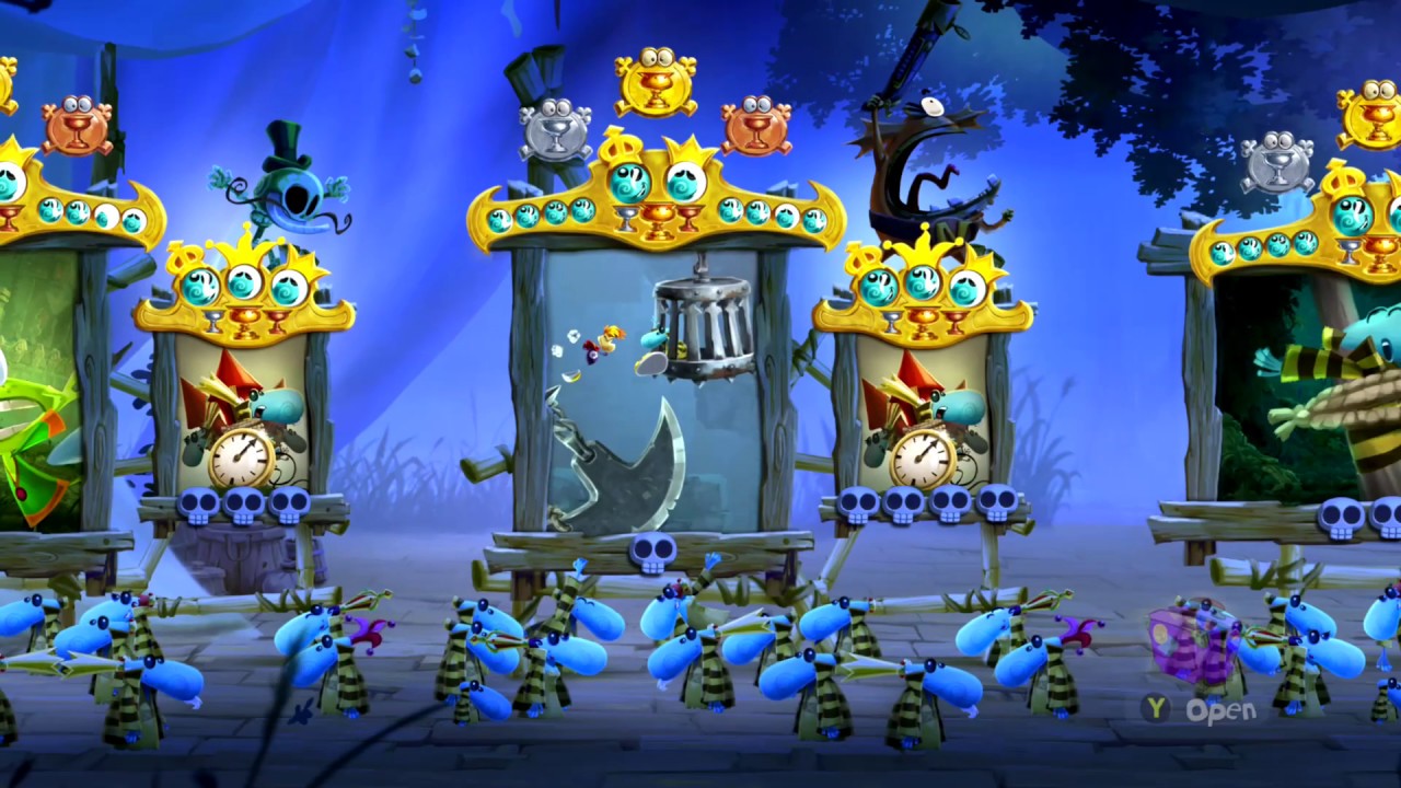 Creepy Castle - Rayman Legends Walkthrough - YouTube