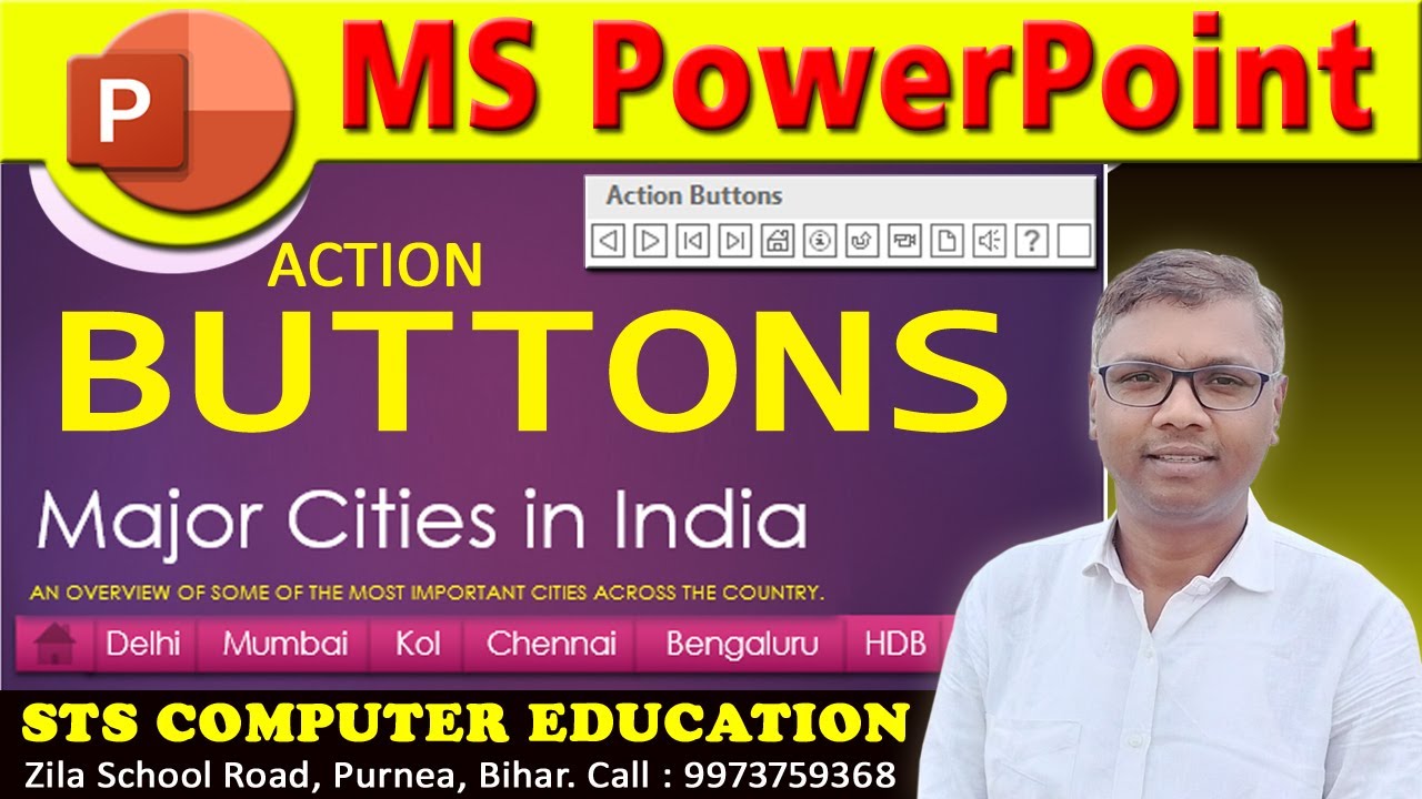 PowerPoint | Action Button - YouTube
