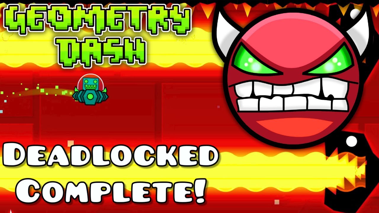 Geometry Dash - Part 4 - Deadlocked (COMPLETE) All 3 Coins! Gameplay ...