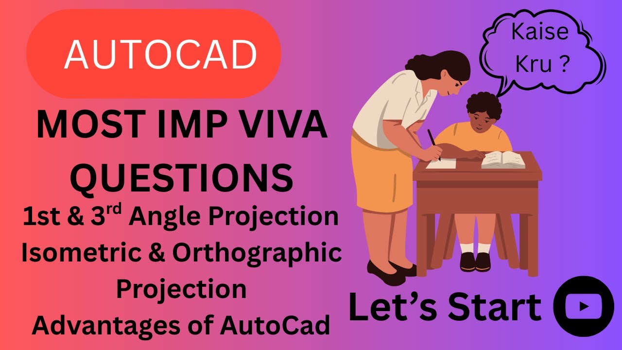 AutoCad Most Imp Viva Questions. - YouTube