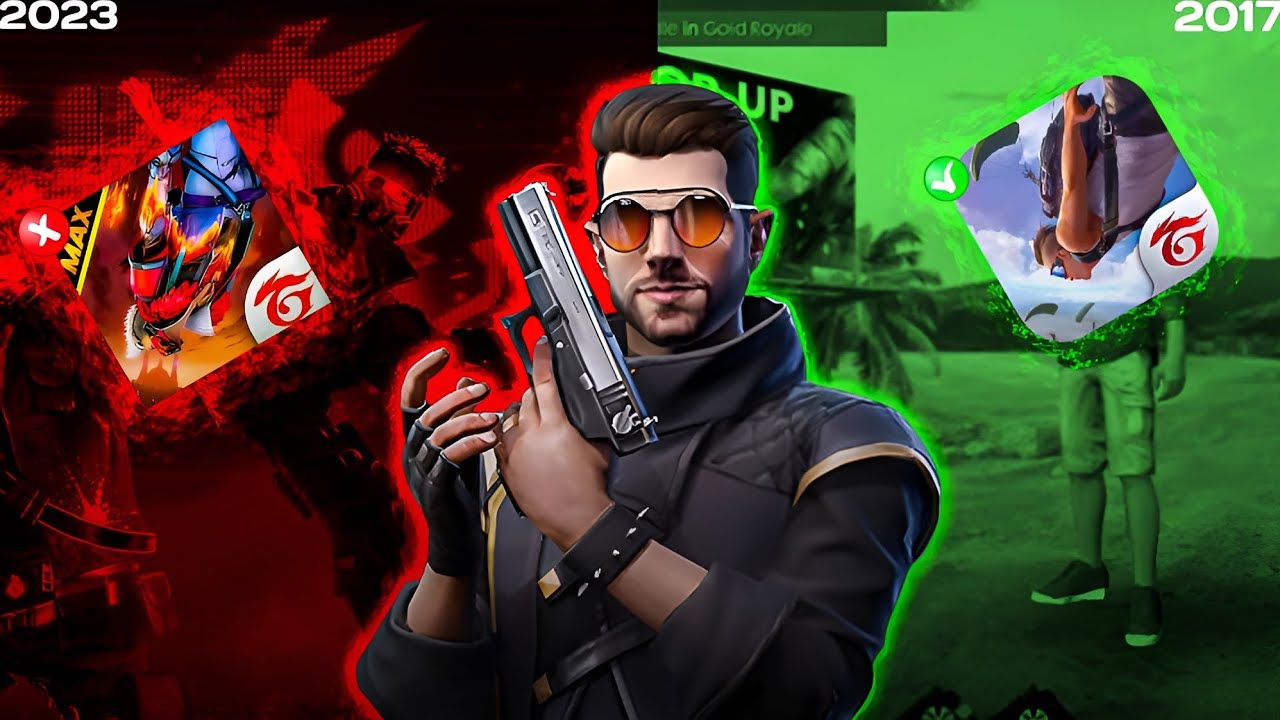 FREE FIRE NOW VS THEN (2017 vs 2023) #freefirejourney#op - YouTube