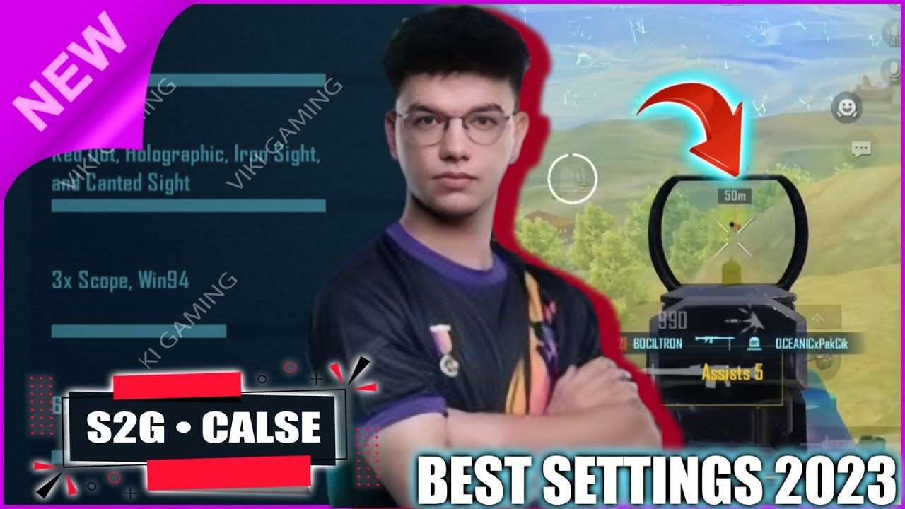 New Best Sensitivity Settings For Pubg MobileㅣNew Sensitivity And Control S2G CALSEㅣ4 Finger ...