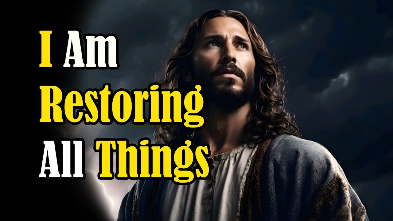 I Am Restoring All Things | God's Message Today | God's Message for You ...