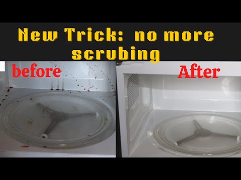 Filthy Microwave cleaning hack || Sanitize and remove odour from ...