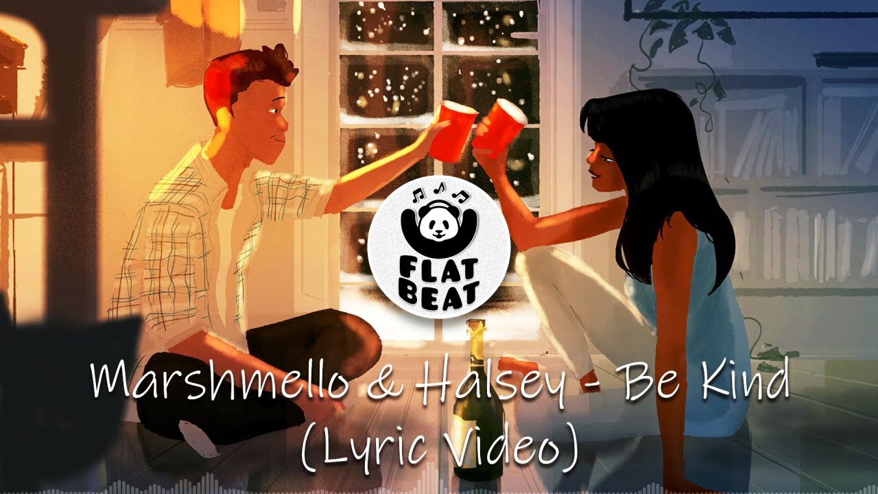 Marshmello & Halsey - Be Kind (Lyric Video) - YouTube