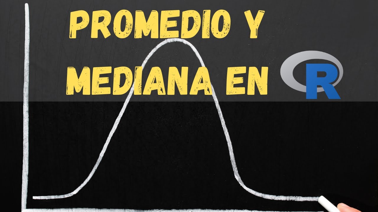 Cómo calcular promedio (media) y mediana en R y RStudio - YouTube
