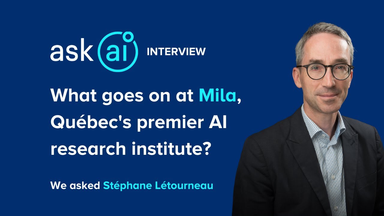 What goes on at Mila, Québec’s renowned AI research centre? - YouTube