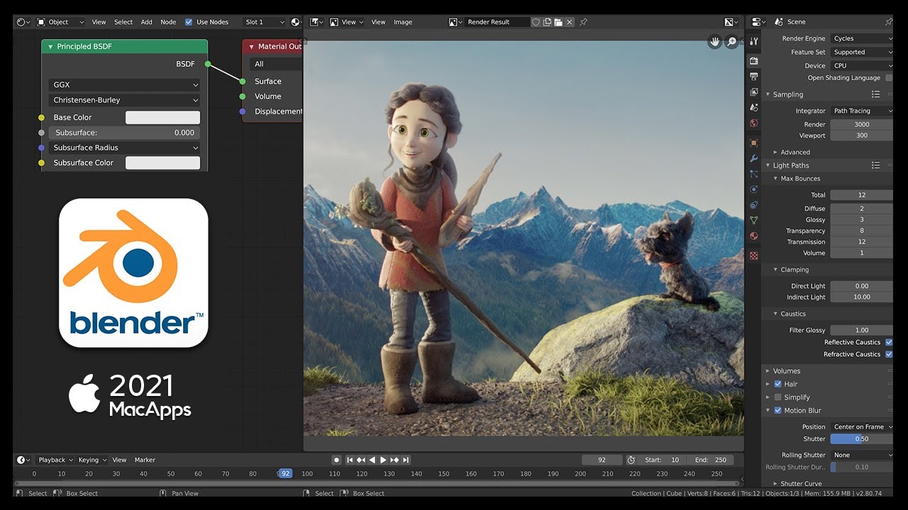 Blender 2021 for Mac | Interface & Workspace Quick View - YouTube