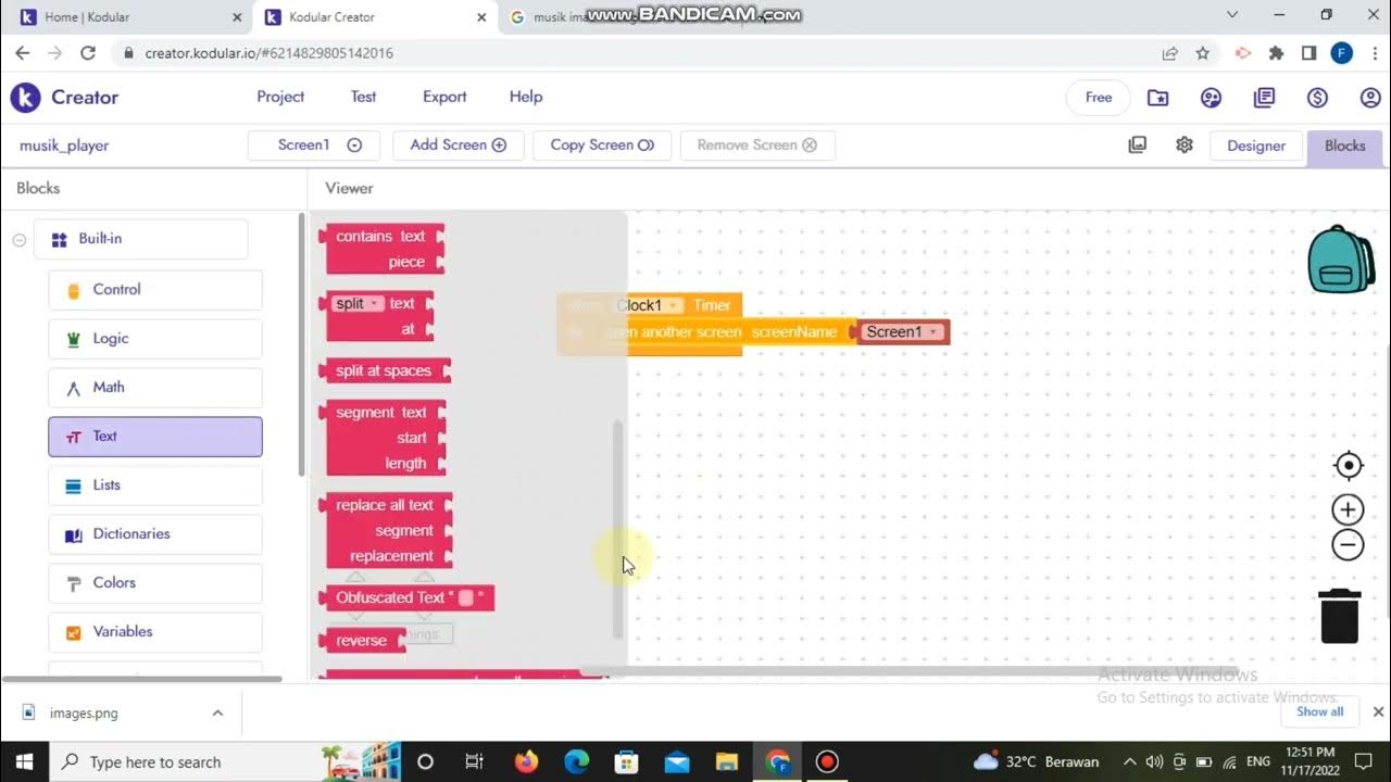 Membuat Aplikasi Play Music Menggunakan Kodular - YouTube