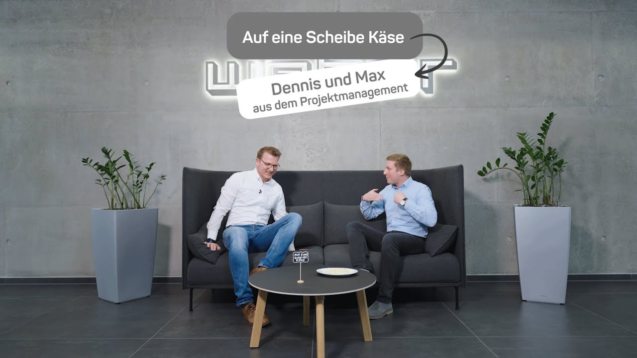 Auf eine Scheibe Käse mit Dennis und Max aus dem Vertrieb und ...