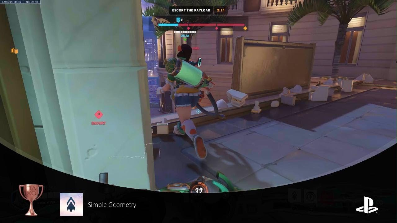 simple geometry trophy ps5 - YouTube