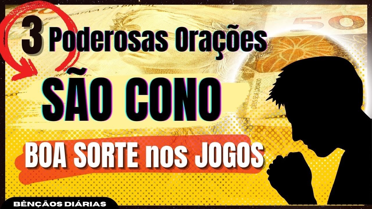 ORAÇÃO A SÃO CONO O SANTO DA BOA SORTE NOS JOGOS - YouTube