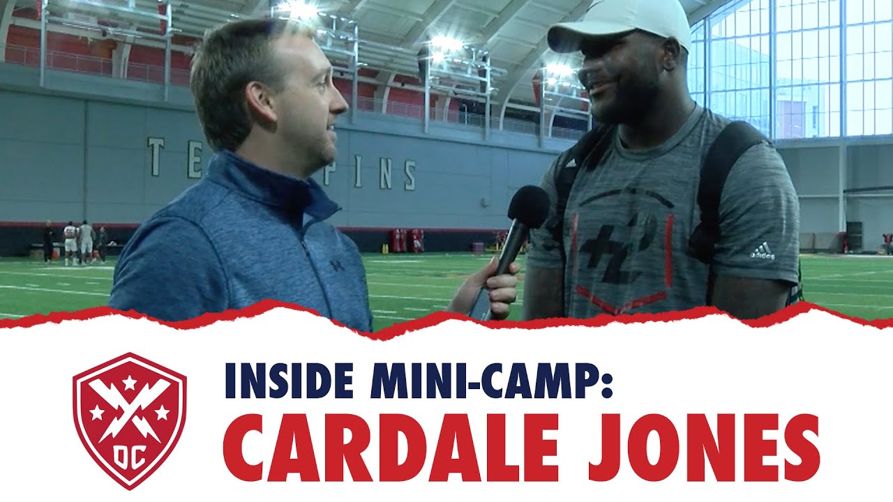 Inside XFL Mini-Camp: Cardale Jones, D.C. Defenders Quarterback - YouTube