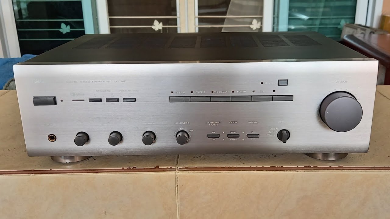ทดสอบแอมป์วินเทจสวยคลาสิคเสียงดีเสียงสดใสนุ่มนวลชัดเจน YAMAHA AX-640 ...