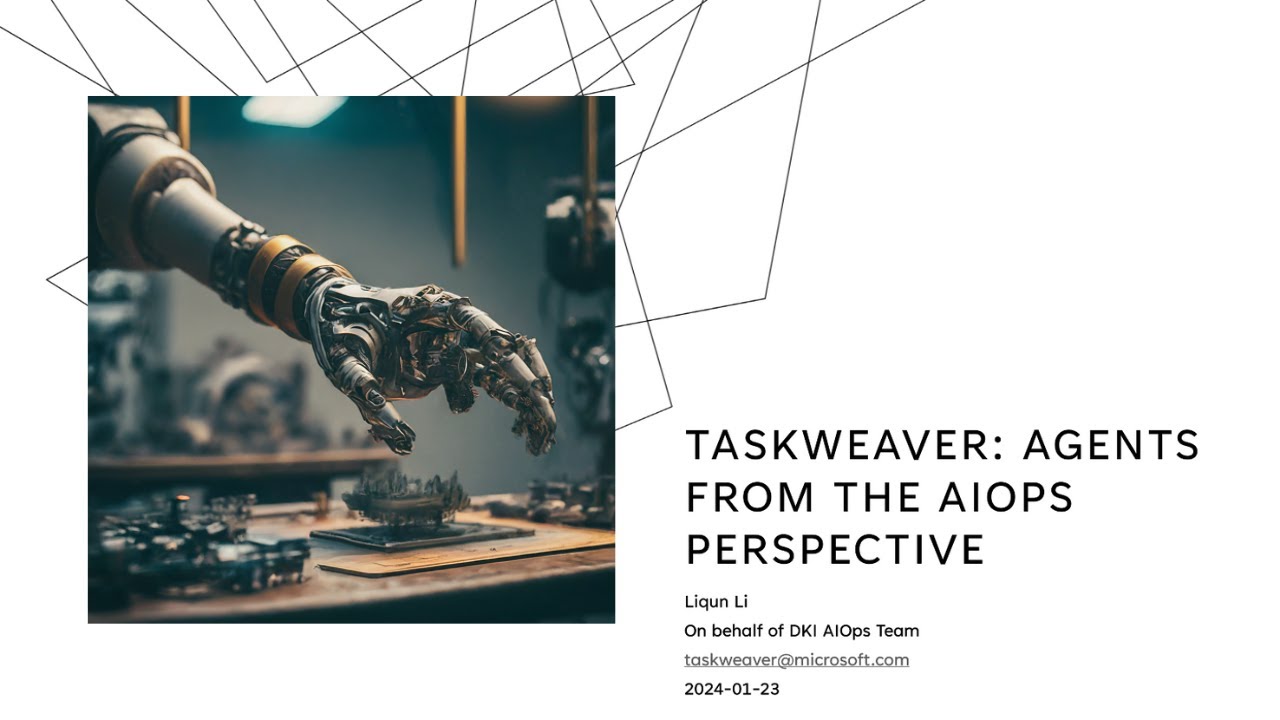 Taskweaver An Ai Agent Framework For Data Analysis Youtube