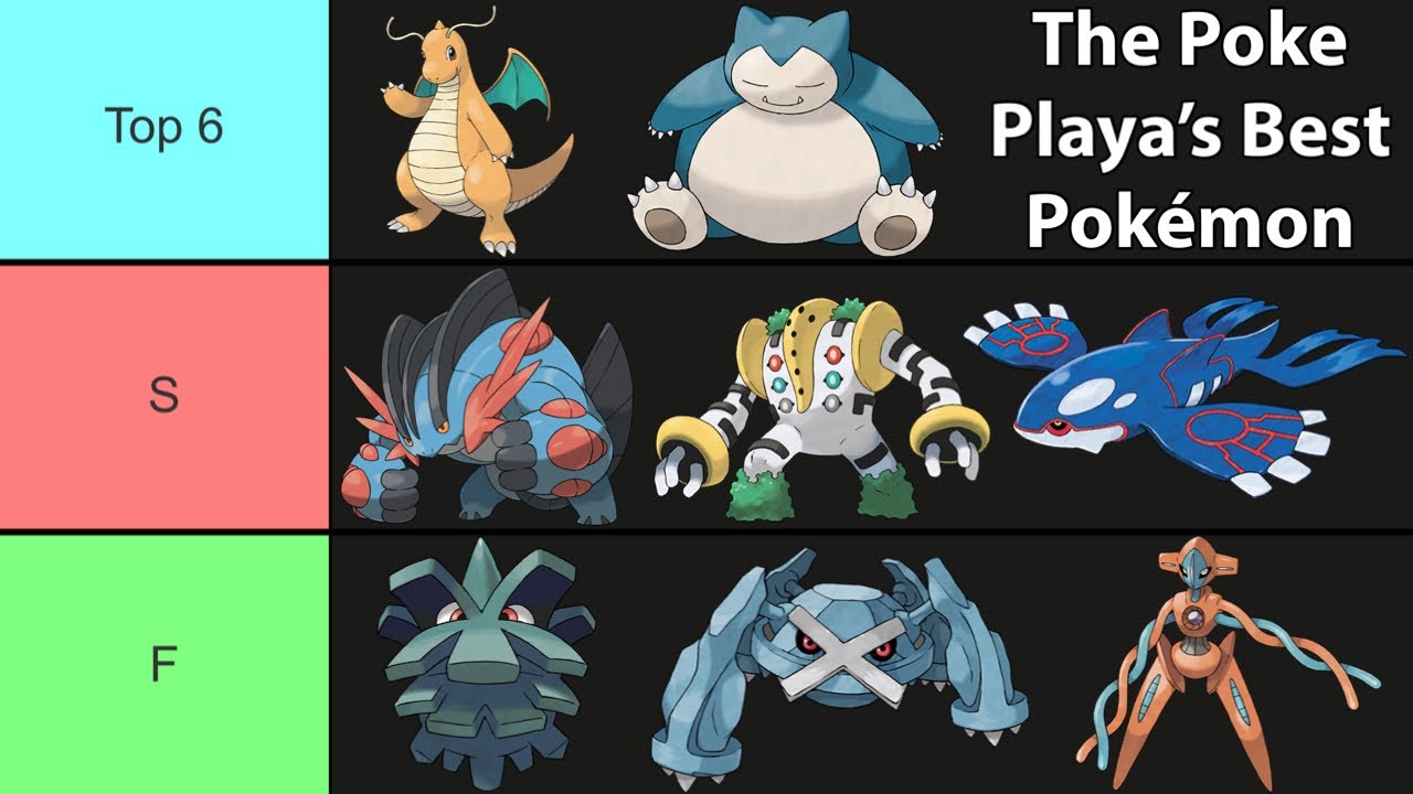 Ranking EVERY Pokémon From EVERY Playthrough! - YouTube